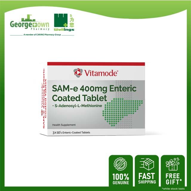 Vitamode SAM-e 400mg Enteric Coated Tablet | Lazada