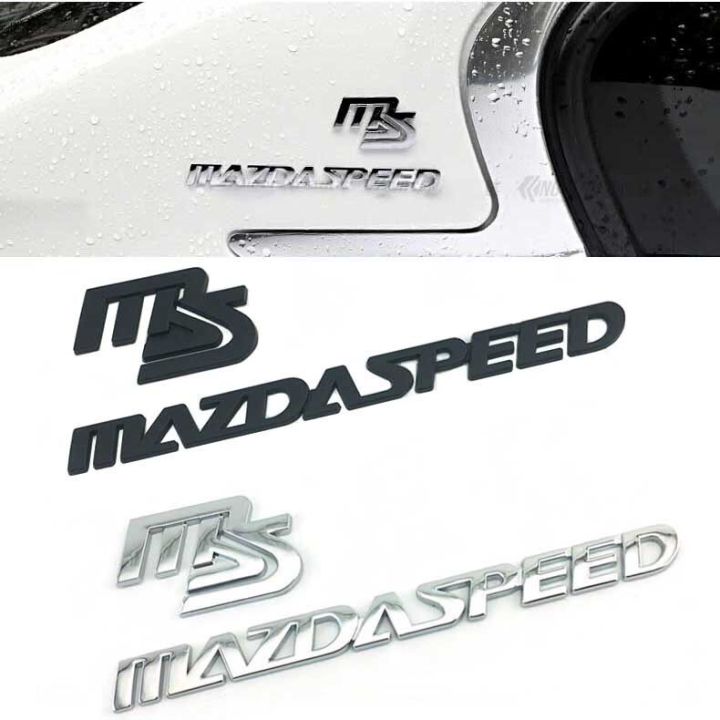 Car Sticker MS MazdaSpeed Emblem Decal Sticker Logo for Mazda 2 3 5 6 ...