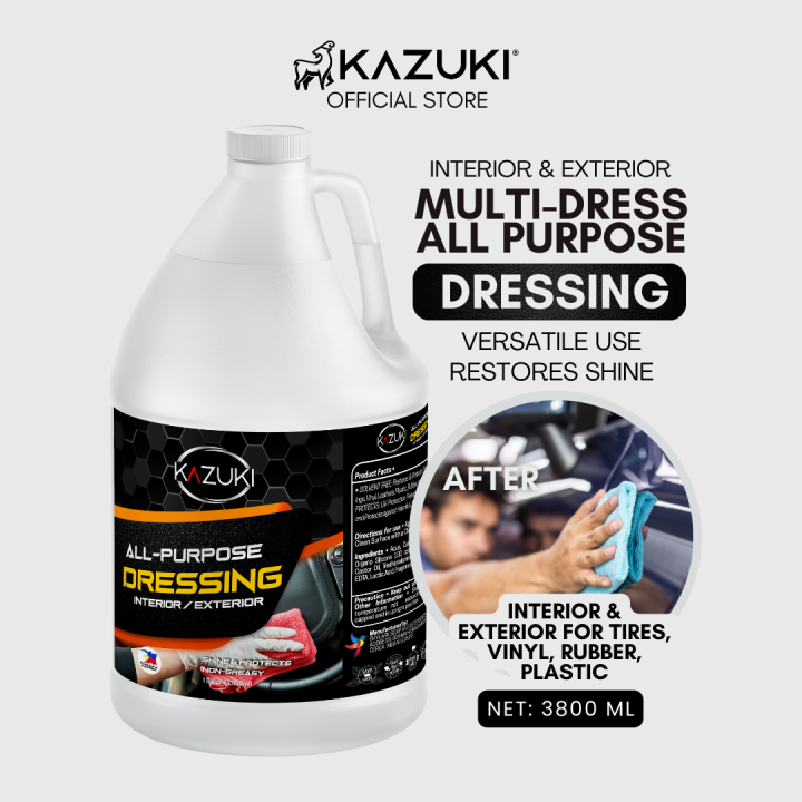 Kazuki All-Purpose Dressing Long-Lasting Shine, Safe for All Vehicles ...