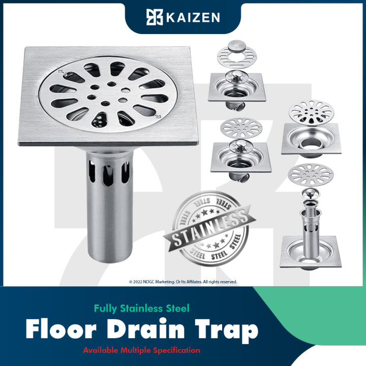KAIZEN SUS304 KAIZEN [MULTIPLE OPTION] SUS304 Stainless Steel Floor ...