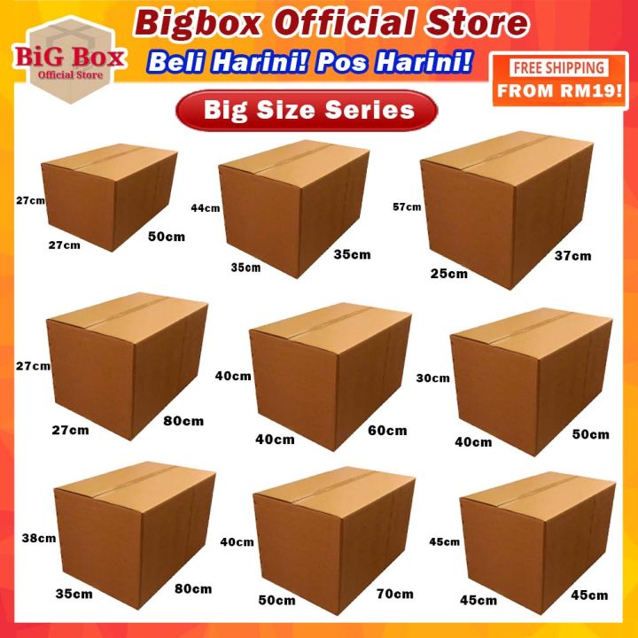 Bigbox BIG Packaging Box Carton Box Packing Box Paper Boxes Kotak ...