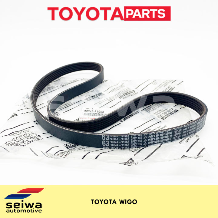 Toyota Wigo Alternator Drivebelt - Toyota Auto Parts - 9004A-91063 ...