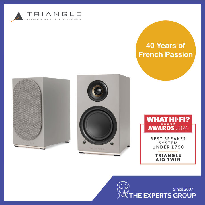 Triangle Audio AIO TWIN Wireless Bluetooth Wi-Fi Speaker (Pair / 2 ...
