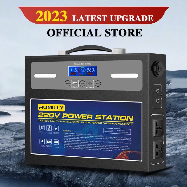 Portable Power Station 300W600W1000W AC 220V Output Emergency Backup ...