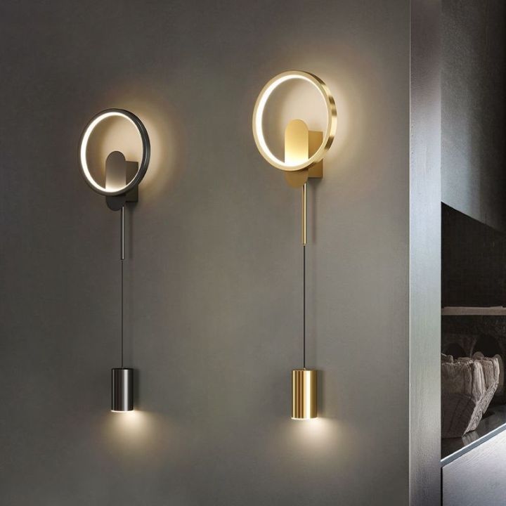 【COD】Nordic Modern 3Color Bedroom Dining Room Wall Lamp Bedside Lamp ...