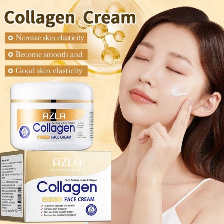 100g AZLA Collagen Face Cream Melasma Remover Whitening 100% Effective ...