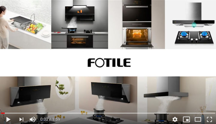FOTILE ชุดเซ็ทเครื่องดูดควัน EMG9036 เตาแก๊สฝัง GHG73201 | Lazada.co.th
