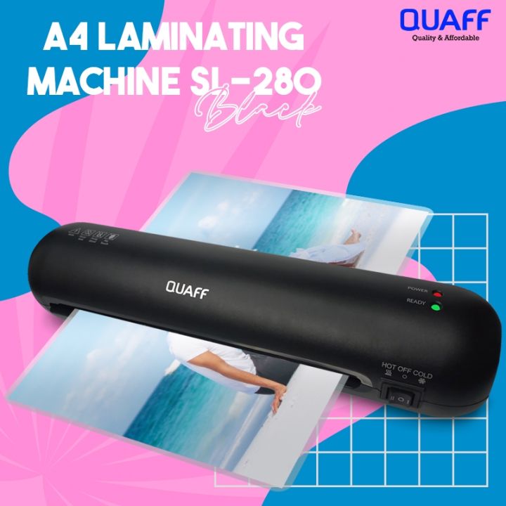Easyprint QUAFF A4 Laminating Machine SL-280 BLACK ( Max Laminate 125 ...