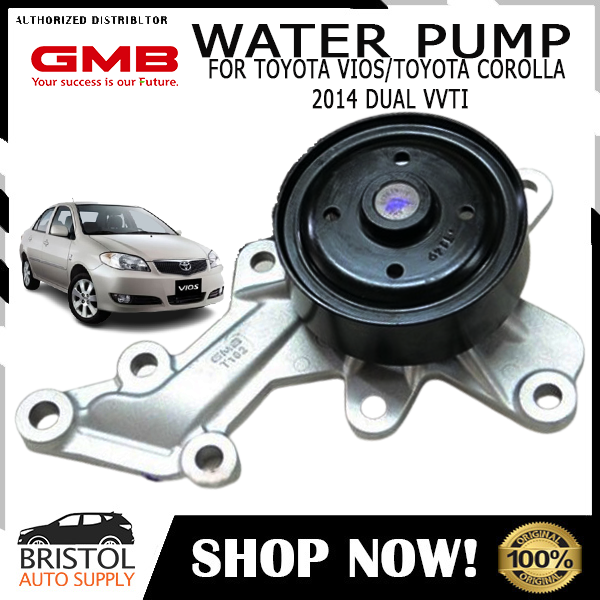 GMB Water Pump for Toyota Vios 2015-2019 DUAL VVTI ONLY / TOYOTA AVANZA ...