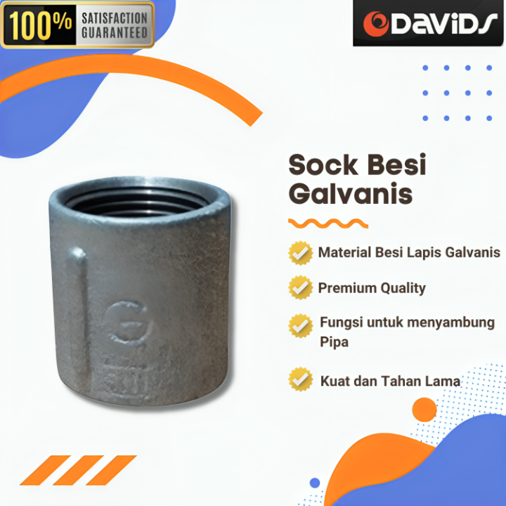 Penyambung Pipa Besi Sock Sok Besi Galvanis | Lazada Indonesia