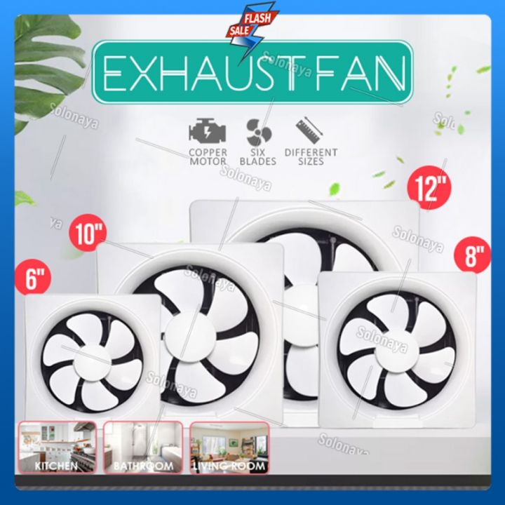 Wall Exhaust/Hexos/Heksos Fan Dinding 8" (29 Cm) Exhaust Fan Plafon ...