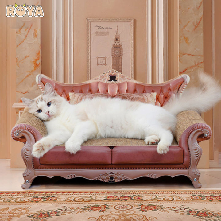 ROYA Pet sofa cat scratch board cat nest toy | Lazada PH