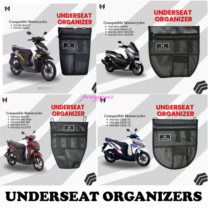 Immortal Seat Underseat Organizer - Select Your Motorcycle Model for ...