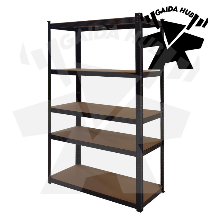 Boltless Steel Rack Shelves 5 Layers Heavy Duty Adjustable Stocking ...