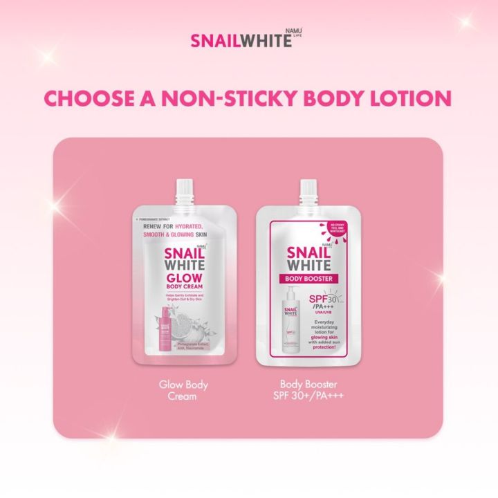 (SG) Snail White Body Cream - Sachet | Lazada Singapore