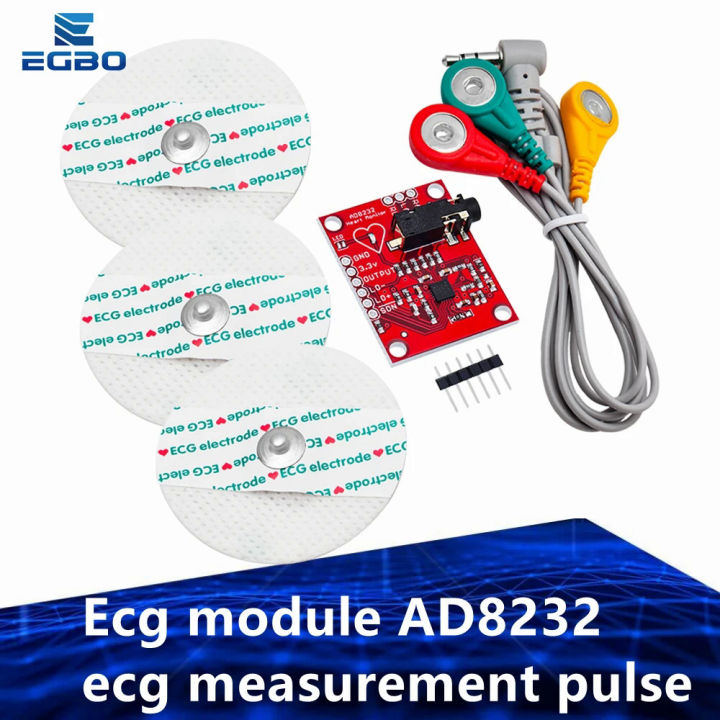 ECG sensor module kit for Arduino, ECG measurement, press, heart, ECG ...