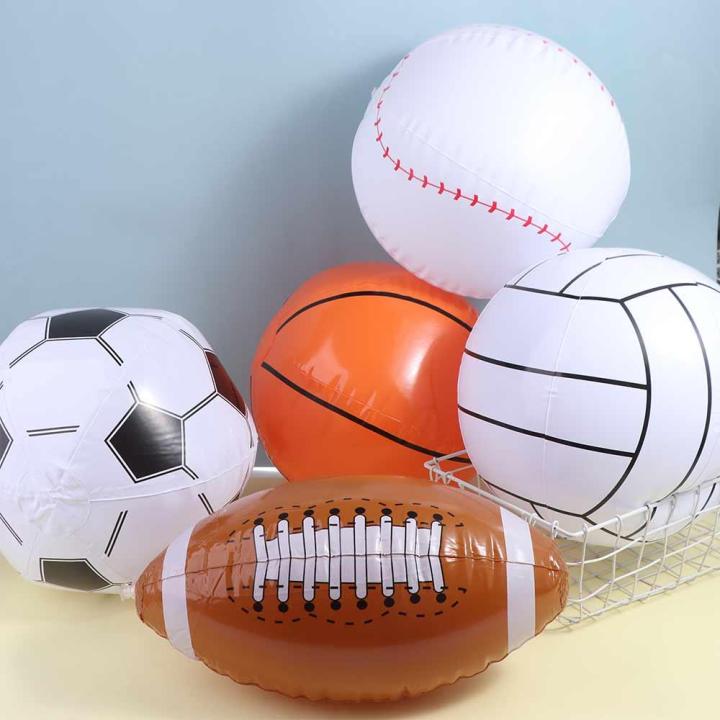 WEINAN Rugby Inflatable Football Blow Up Basketball Inflatable Baseball ...
