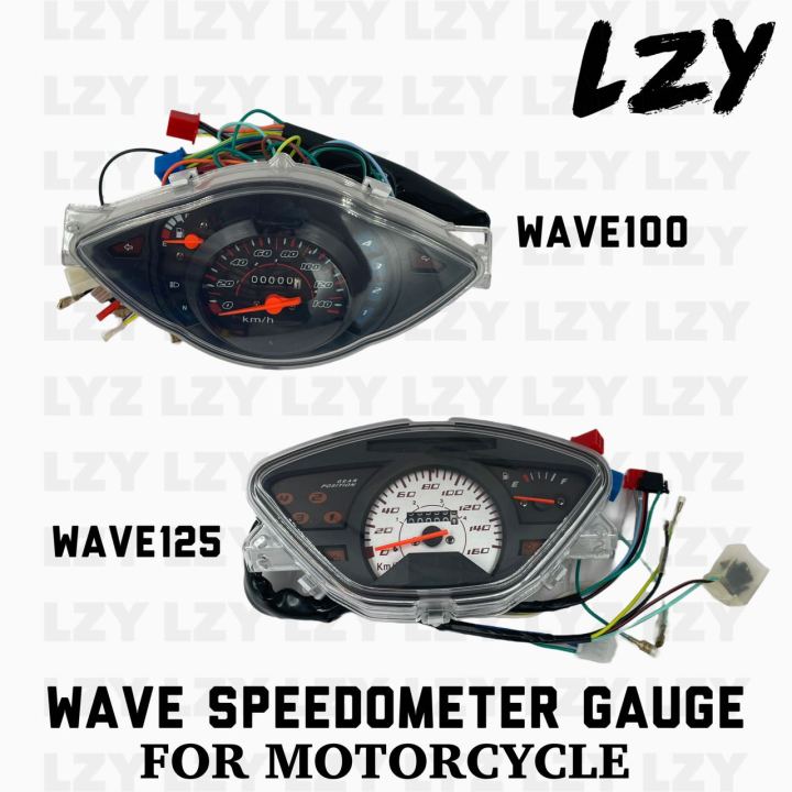 LZY Honda WAVE 100 125 Speedometer Gauge Assembly Motorcycle | Lazada PH