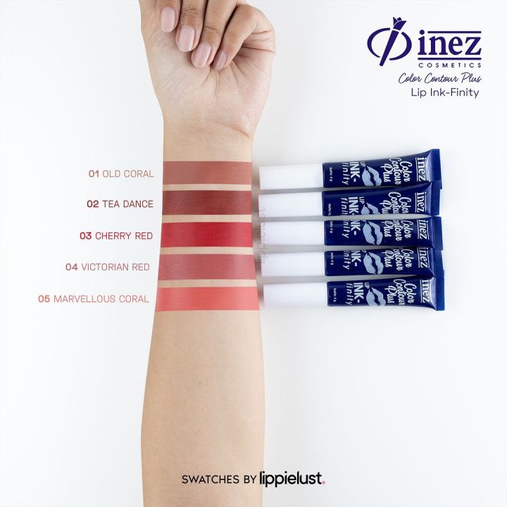 Inez Color Contour Plus Lip Ink - Finity 4 gr | Lipstik Inez | Lazada ...