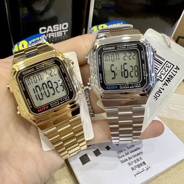 [CASIO UNISEX] CASIO STANDARD CLASSIC DIGITAL YOUTH VINTAGE WATCH MODEL A178WA-1A / A178WGA-1A ...