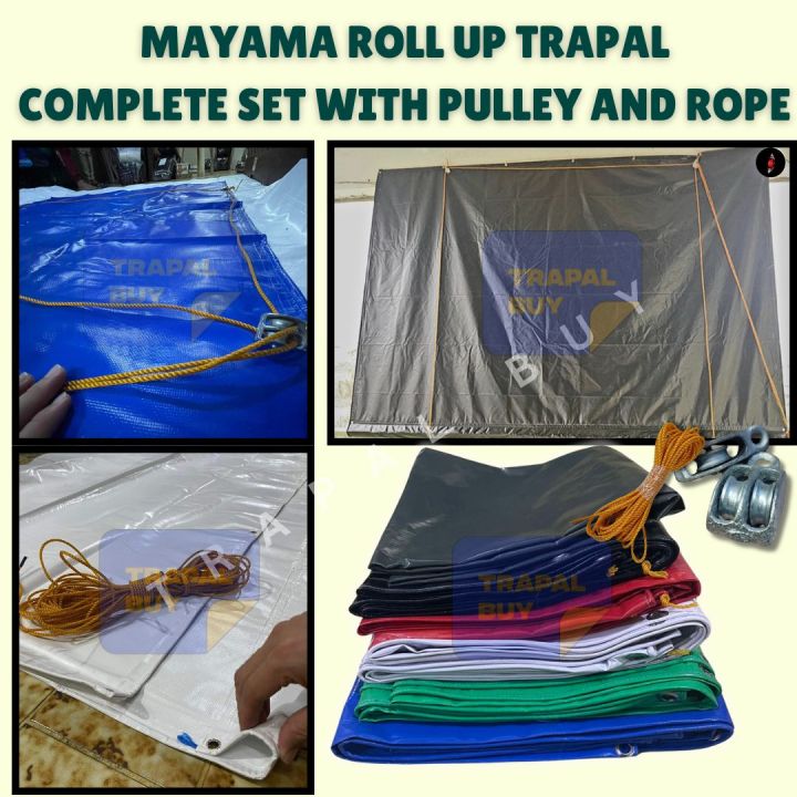 8ft x 8ft ROLL UP TRAPAL S400 MAYAMA & MARUYAMA TOLDA LONA - WATERPROOF ...