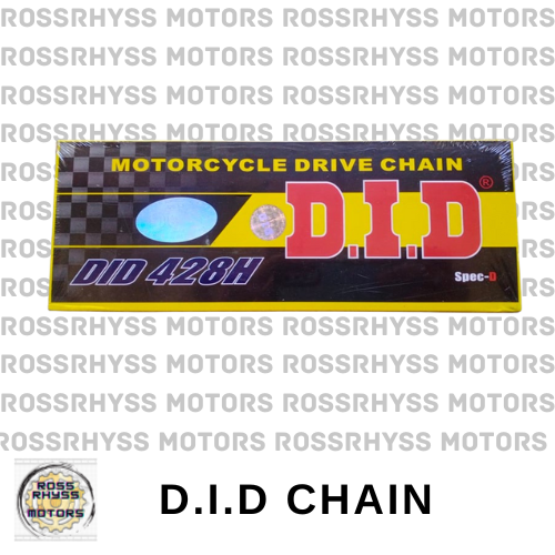 DID MOTORCYCLE CHAIN HEAVY DUTY (428H CHAIN 110L-120L-130L) | Lazada PH