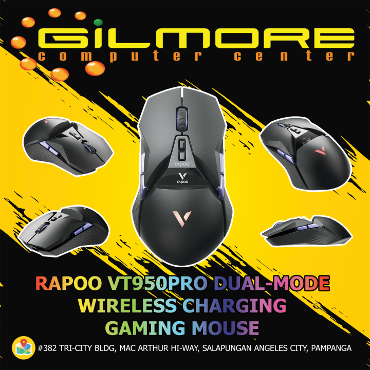 Rapoo VT950Pro Dual-Mode Wireless Charging Gaming Mouse | Lazada PH