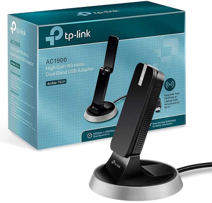 Wireless USB Adapter TP-LINK (Archer T9UH) AC1900 Dual Band High Gain ...