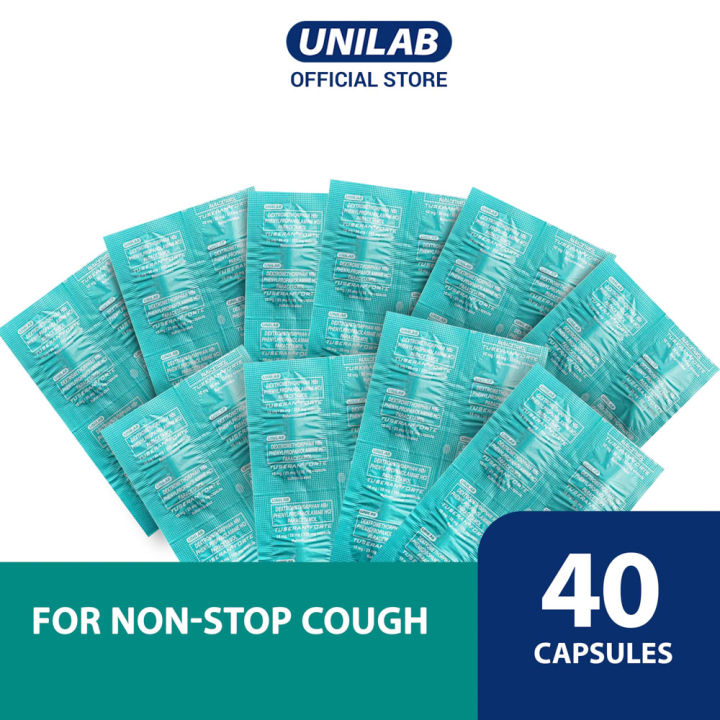Unilab Tuseran Forte 40 Tablets - Medicine for Relief from Non-Stop Cough | Lazada PH
