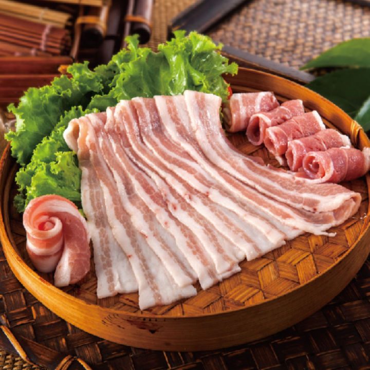 五花肉片 三层肉片 刷刷肉 涮涮肉 火锅肉片 meat slice sliced pork belly steamboat meat | Lazada