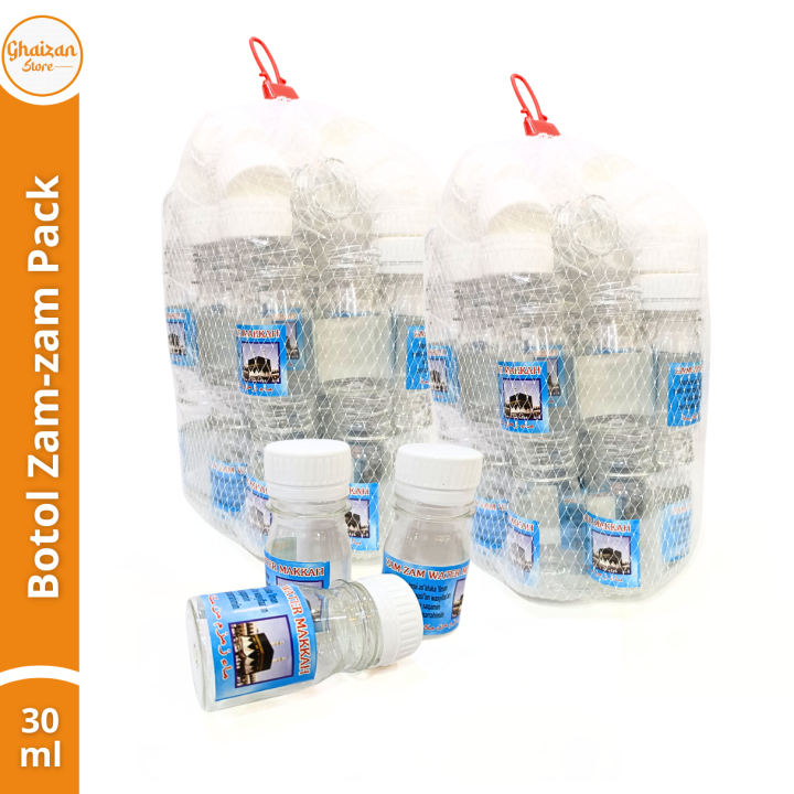 Botol Air zamzam 30ml isi 30pcs / Botol kosong zam-zam oleh-oleh haji ...