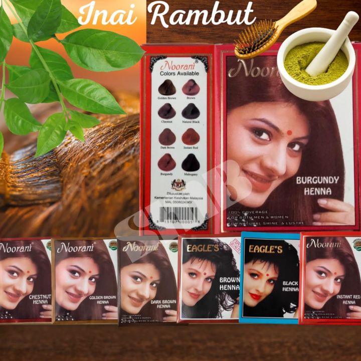 (MD) Inai Rambut HALAL / Inai Kon / Kerongsang / Inai Celup / Inai ...