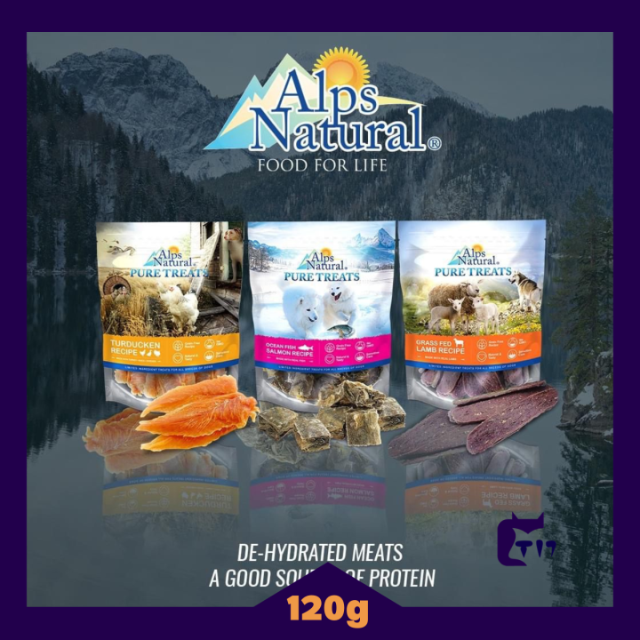 Alps Natural Pure Dog Snacks Dog Treats (Lamb / Salmon / Chicken / Cod ...