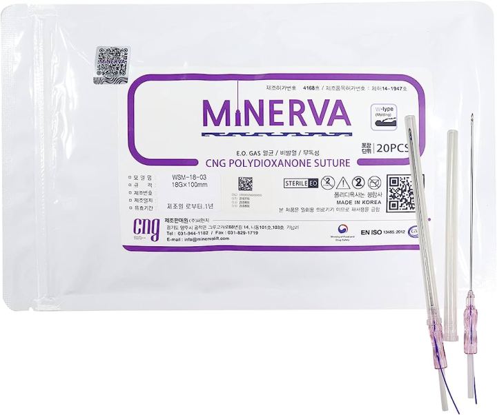 Minerva 100% Original PDO PCL Threadlift Minerva ThreadLift Cog 20pc ...