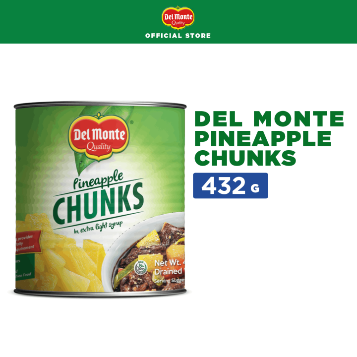 DEL MONTE Pineapple Chunks for Delicious, Healthy and Appetizing Meals ...