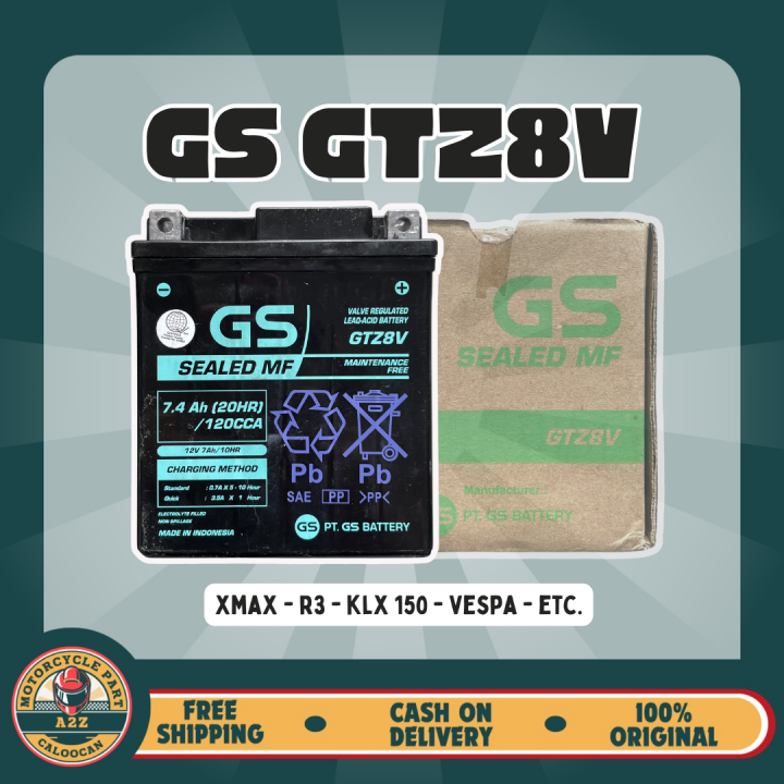 GS BATTERY GTZ8V MAINTENANCE FREE | Lazada PH