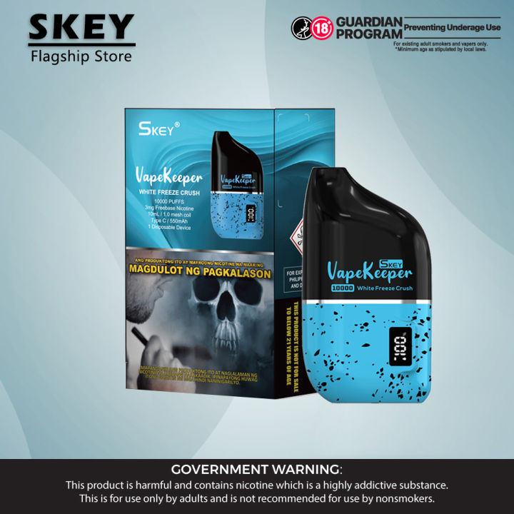 Skey 10k 10000 Puffs Disposable Pods Vape mods 3%NIC legal N25 VP ...