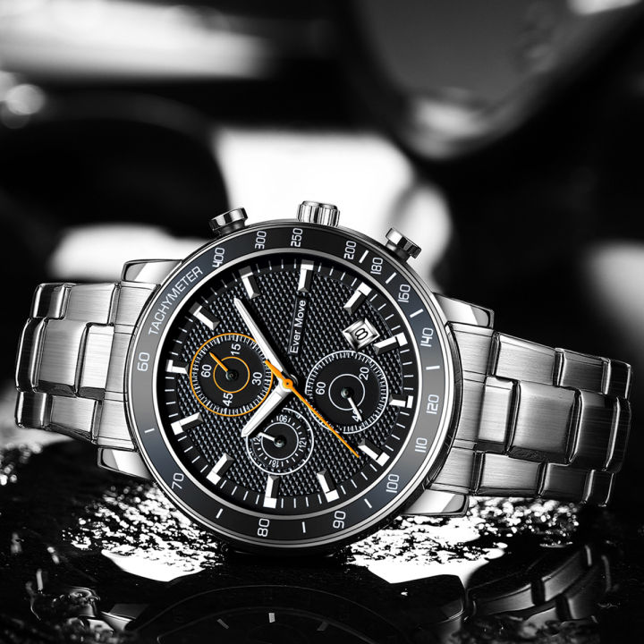 Best Popular Factory Directly Waterproof Watch Men's Luxury Chronograph ...