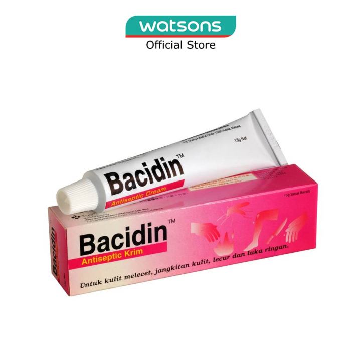 BACIDIN Antiseptic Cream (For Burns, Abrasions, Wounds, Minor Skin ...