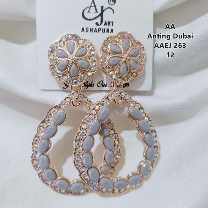 ANTING INDIA / JHUMKA / ANTING PERNIKAHAN SIMPEL DAN MEWAH EJ263 ...