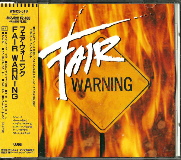 CD ซีดีเพลงสากล Fair Warning (2) – Fair Warning ***ปกแผ่นสวยมาก สภาพดี ...