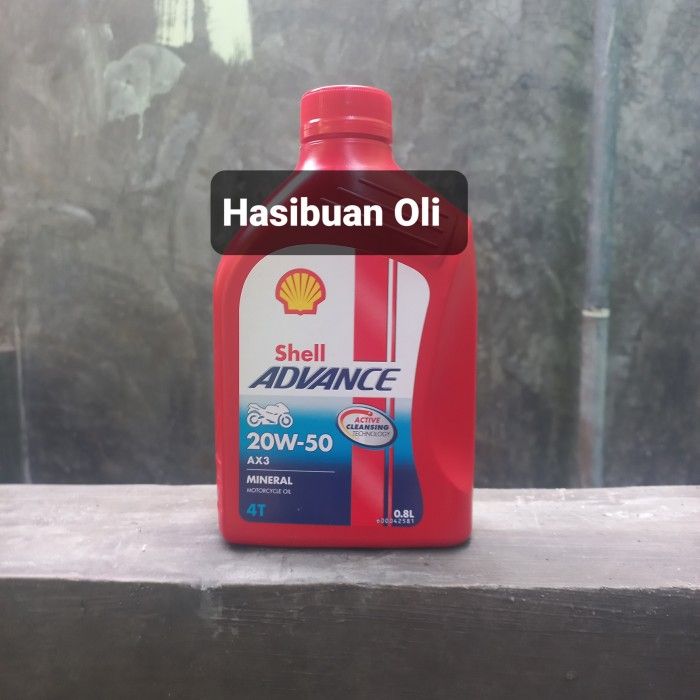 OLI SHELL ADVANCE AX3 20W-50 800ML | Lazada Indonesia