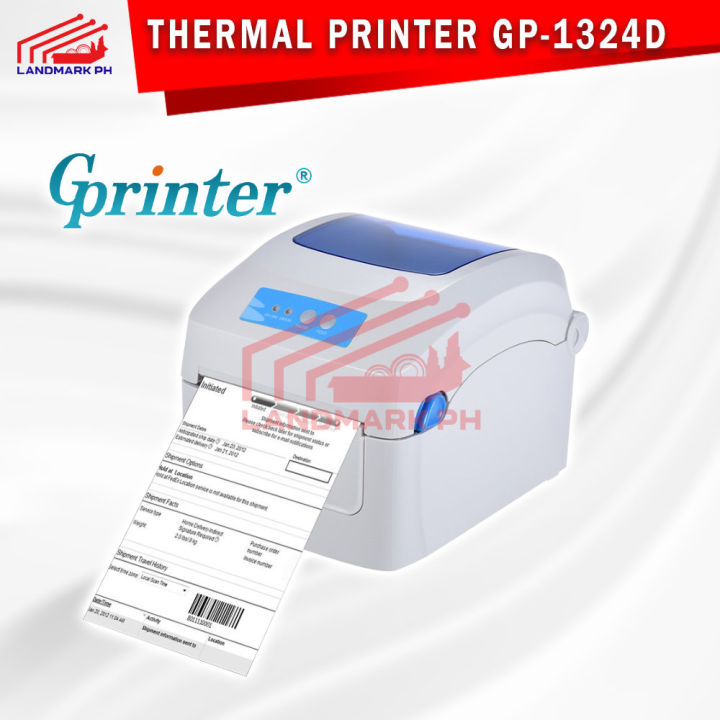 LANDMARK GPrinter GP-1324D Direct Thermal Printer Barcode Shipping ...