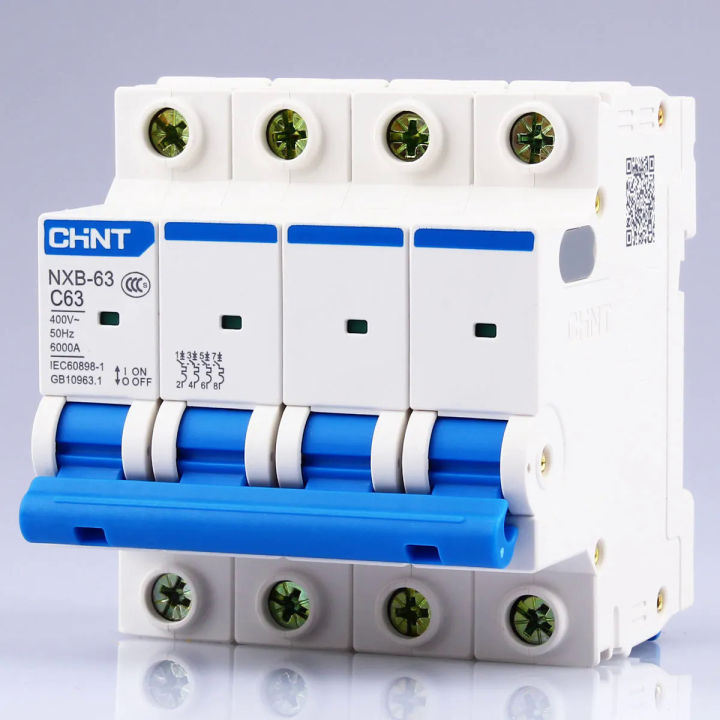 CHNT CHINT NXB-63 4P 1A 2A 3A 6A 40A 16A 20A 25A 32A 230V 380V Miniature Circuit Breaker MCB ...