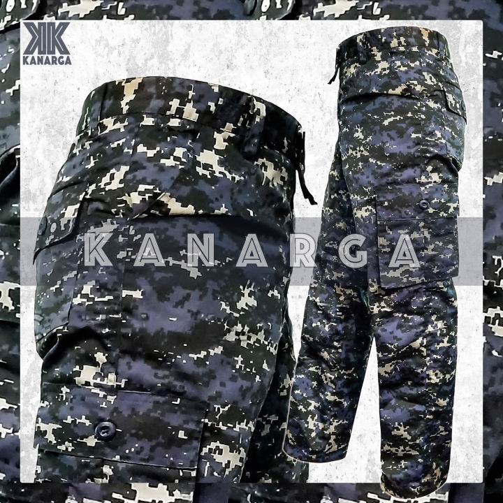 CELANA PANJANG PRIA CARGO PDL OUTDOOR ARMY CAMO LORENG NAVY SEAL ...