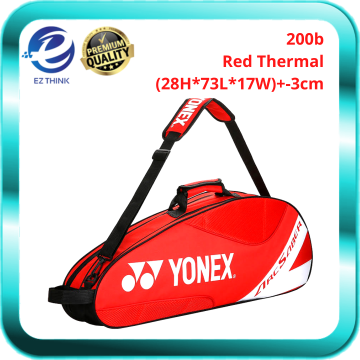 Yonex Badminton Bag Racket Bag 羽毛球包 羽球包 Bagpack Tennis Thermal 200B ...