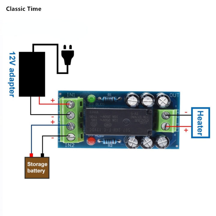 XH-M350 12V 150W 12A Backup Battery Switching Module high power Board ...