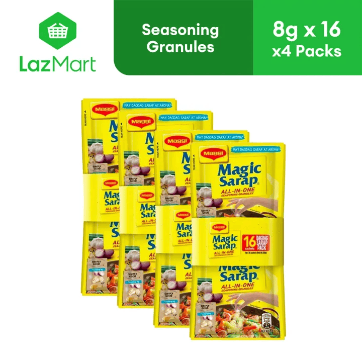 Maggi Magic Sarap 8g x 16 - Pack of 4 - 64 Pieces | Lazada PH