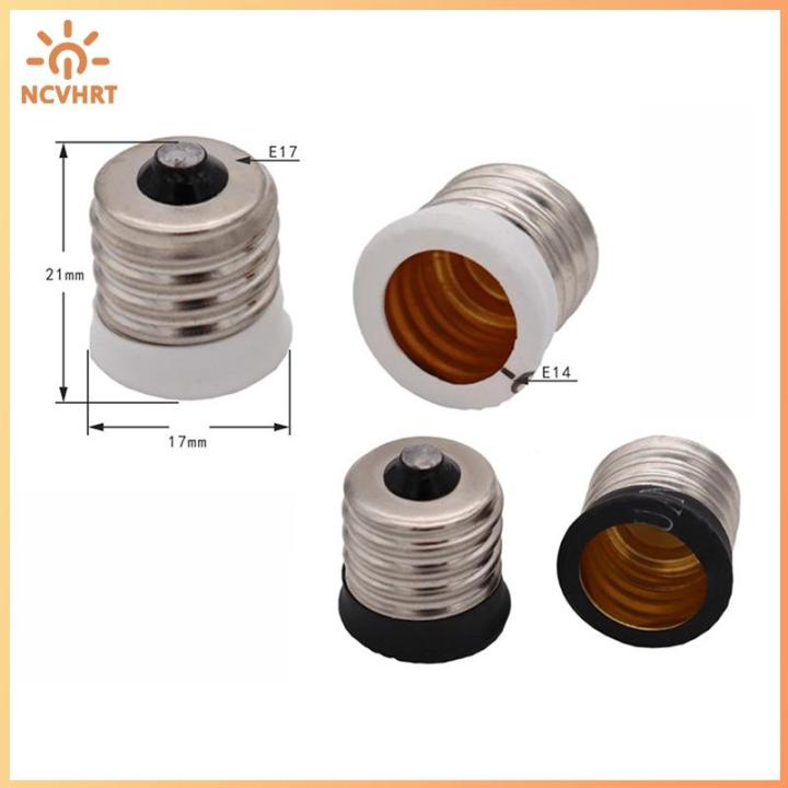 NCVHRT E17 To European E14 Candelabra Base Socket LED Light Bulb Lamp ...