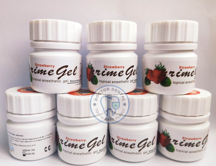 Prime Gel strawberry flavored Dental Topical Anesthetic Gel | Lazada PH